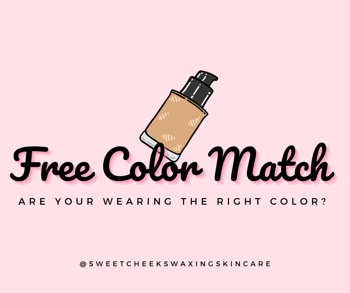 Tips for Getting a Perfect Color Match | Sweet Cheeks Waxing and Skincare